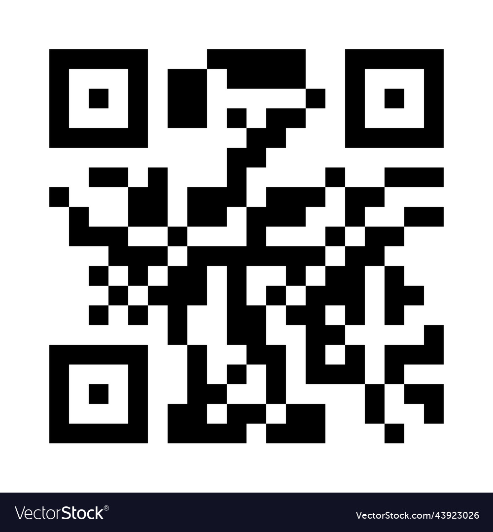 Qr code Royalty Free Vector Image - VectorStock