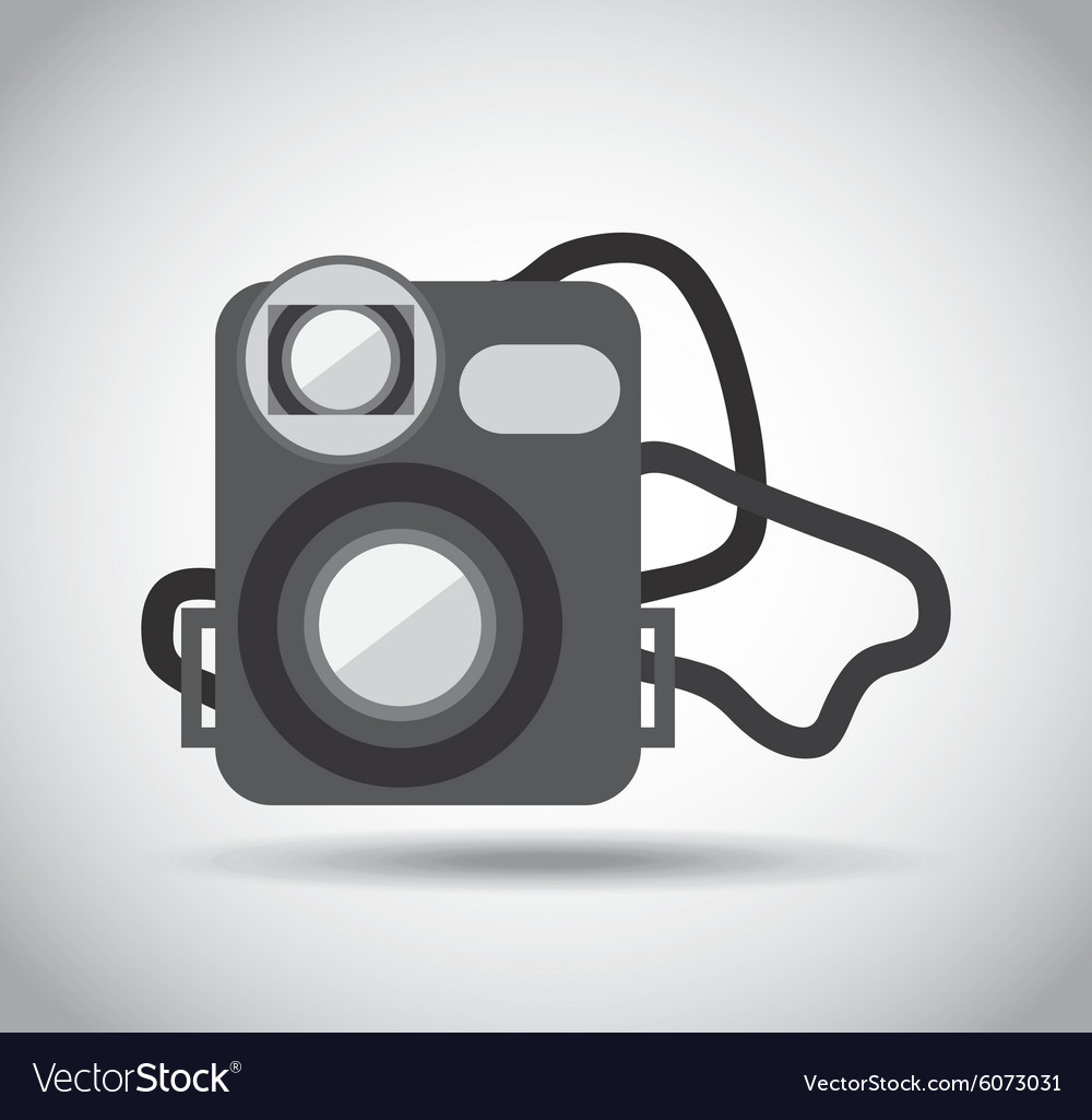 Camera isolated Royalty Free Vector Image - VectorStock