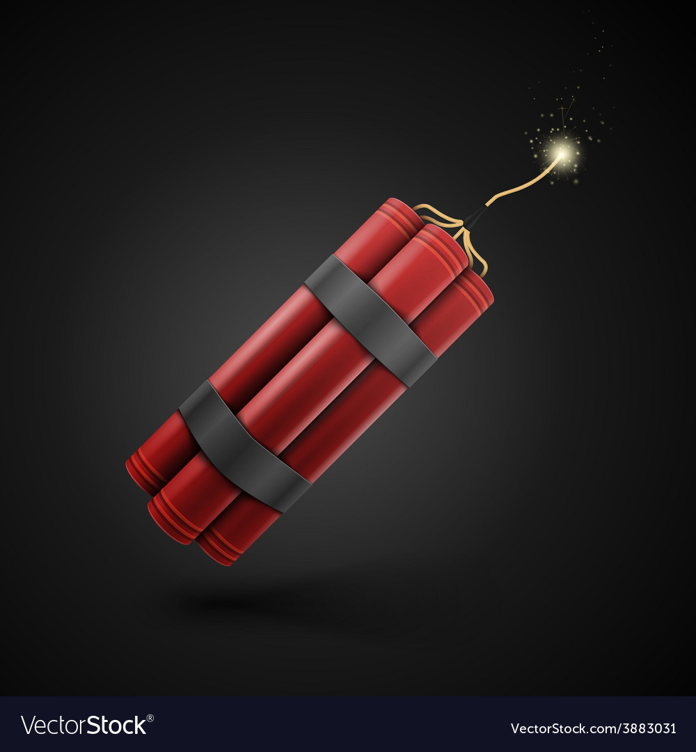 Red Dynamite Royalty Free Vector Image - VectorStock