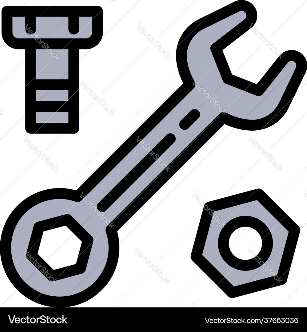 Bike keys icon outline style Royalty Free Vector Image