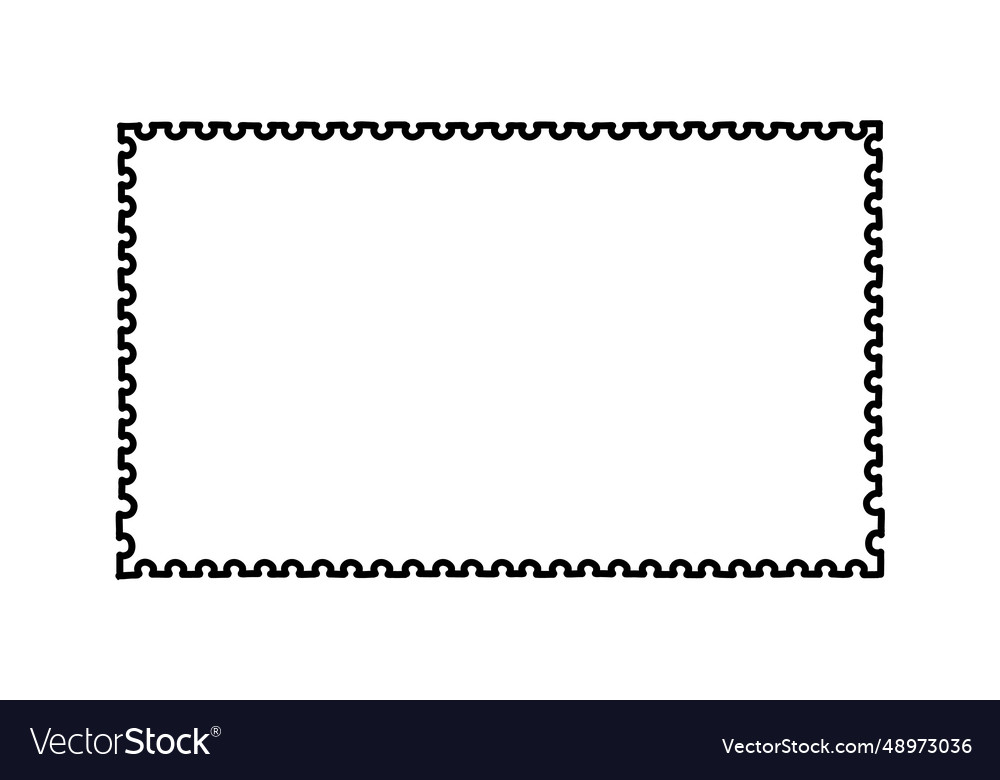Doodle frames rectangle hand drawn borders Vector Image