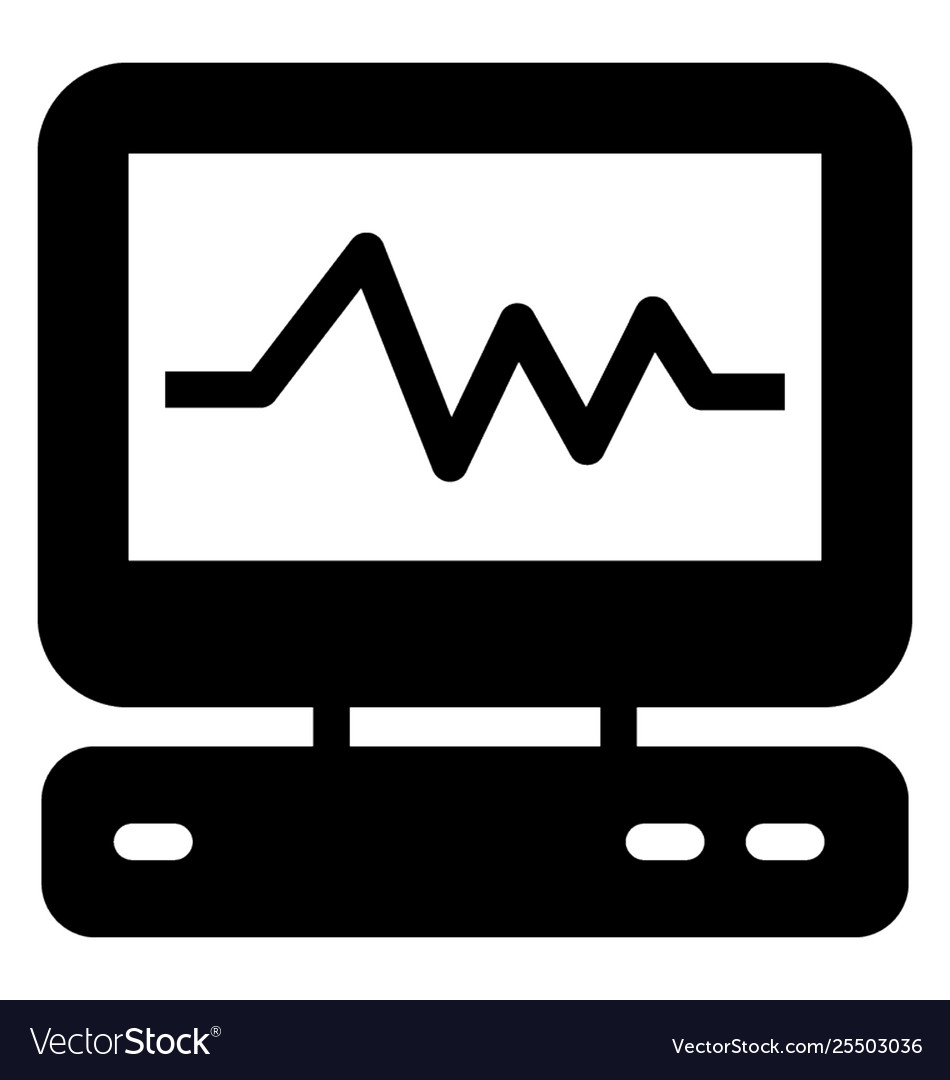 Electrocardiogram Royalty Free Vector Image - VectorStock