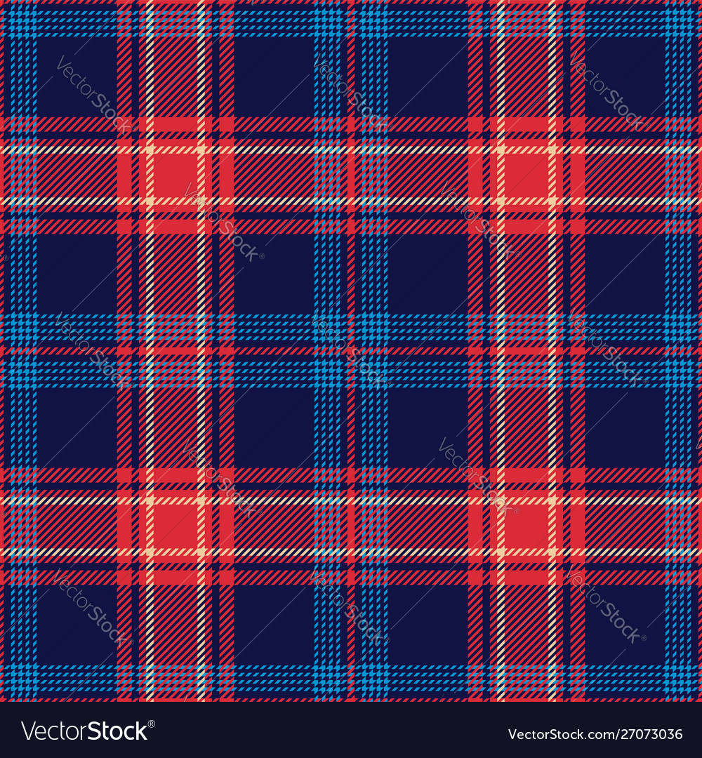 Seamless tartan pattern Royalty Free Vector Image
