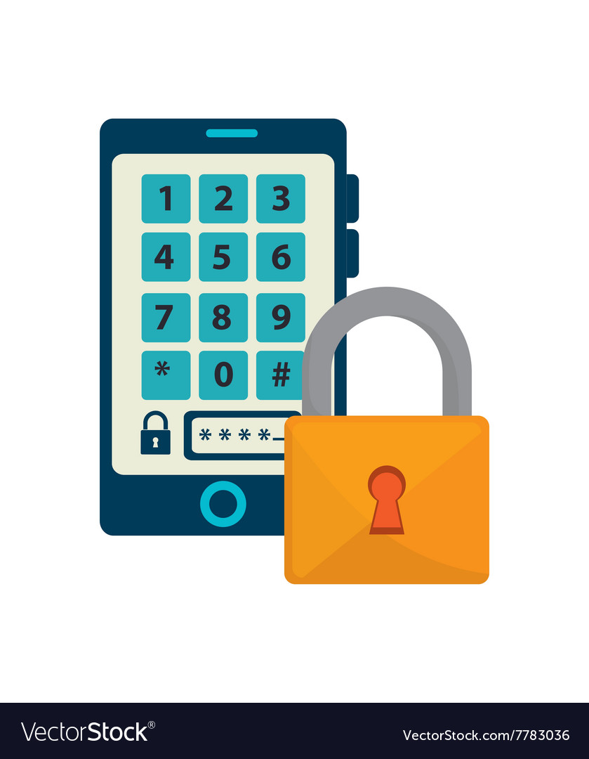 Security system design Royalty Free Vector Image