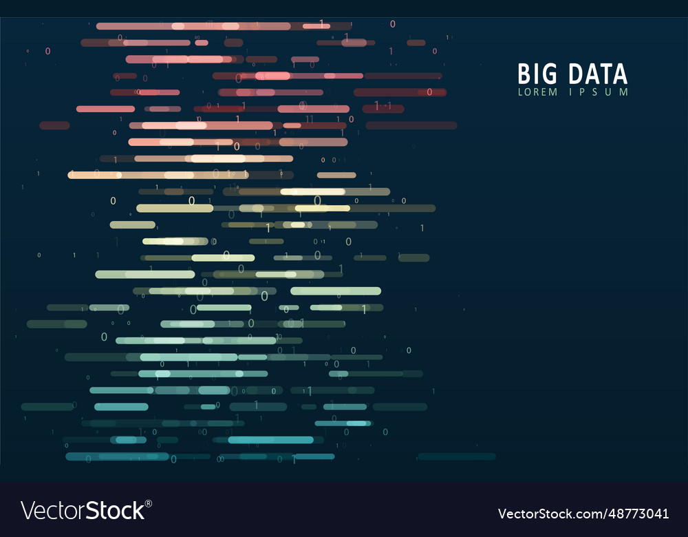 Abstract artificial intelligence element Vector Image