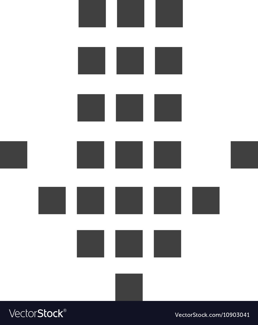 Arrow down direction Royalty Free Vector Image