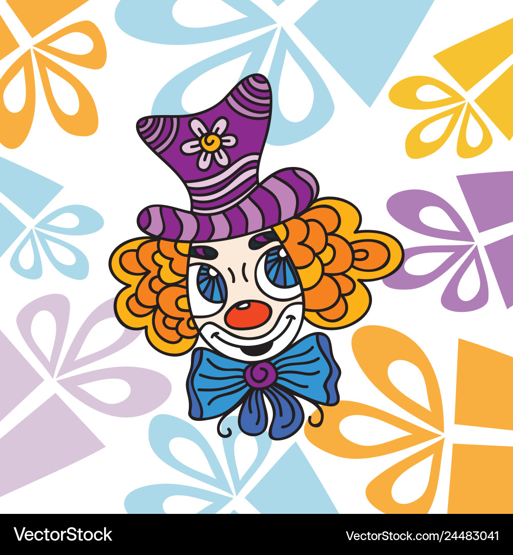 Clown Royalty Free Vector Image - VectorStock