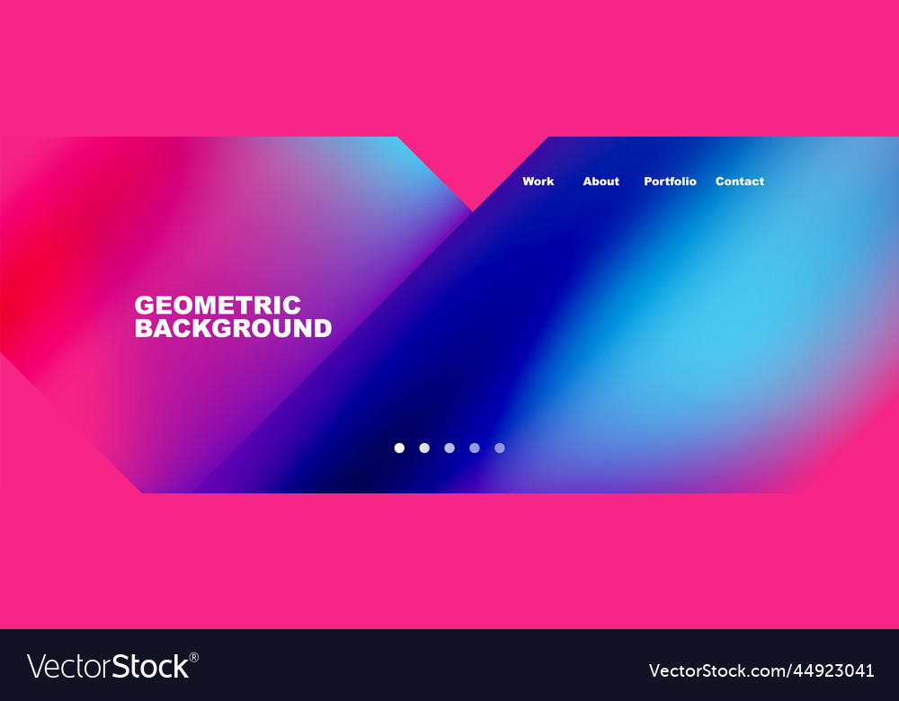 Dynamic lines triangles rectangles geometric Vector Image