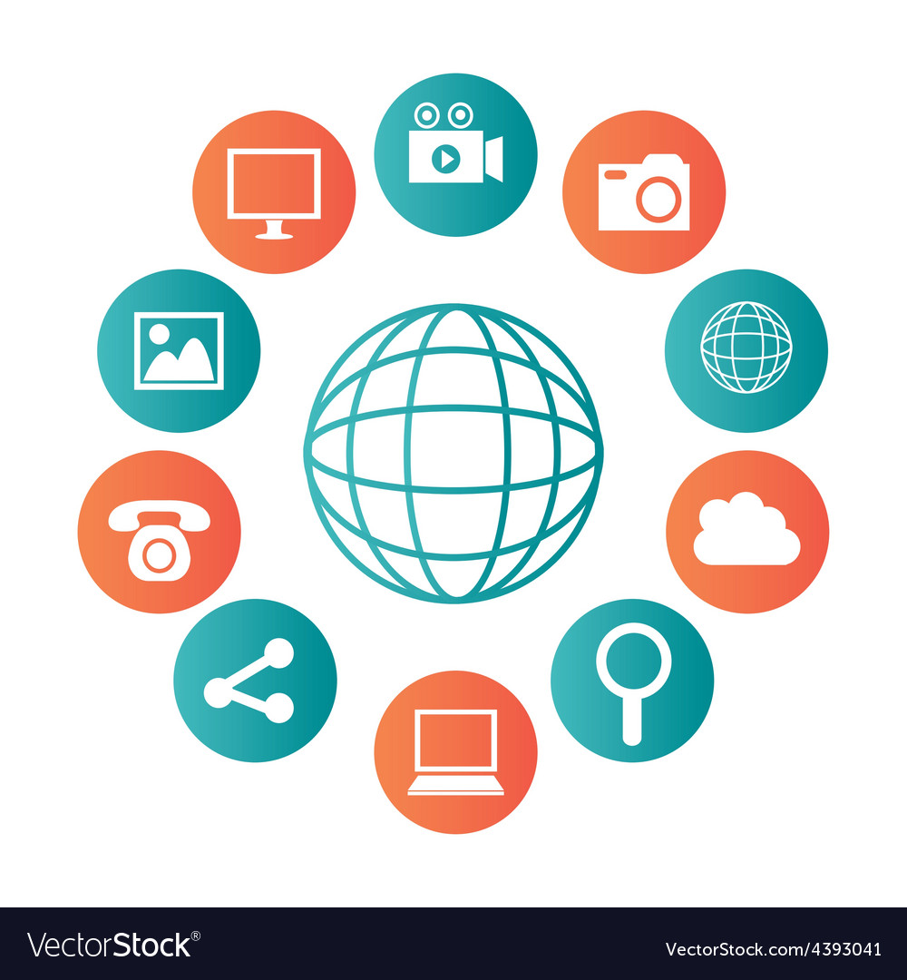 Multimedia design Royalty Free Vector Image - VectorStock