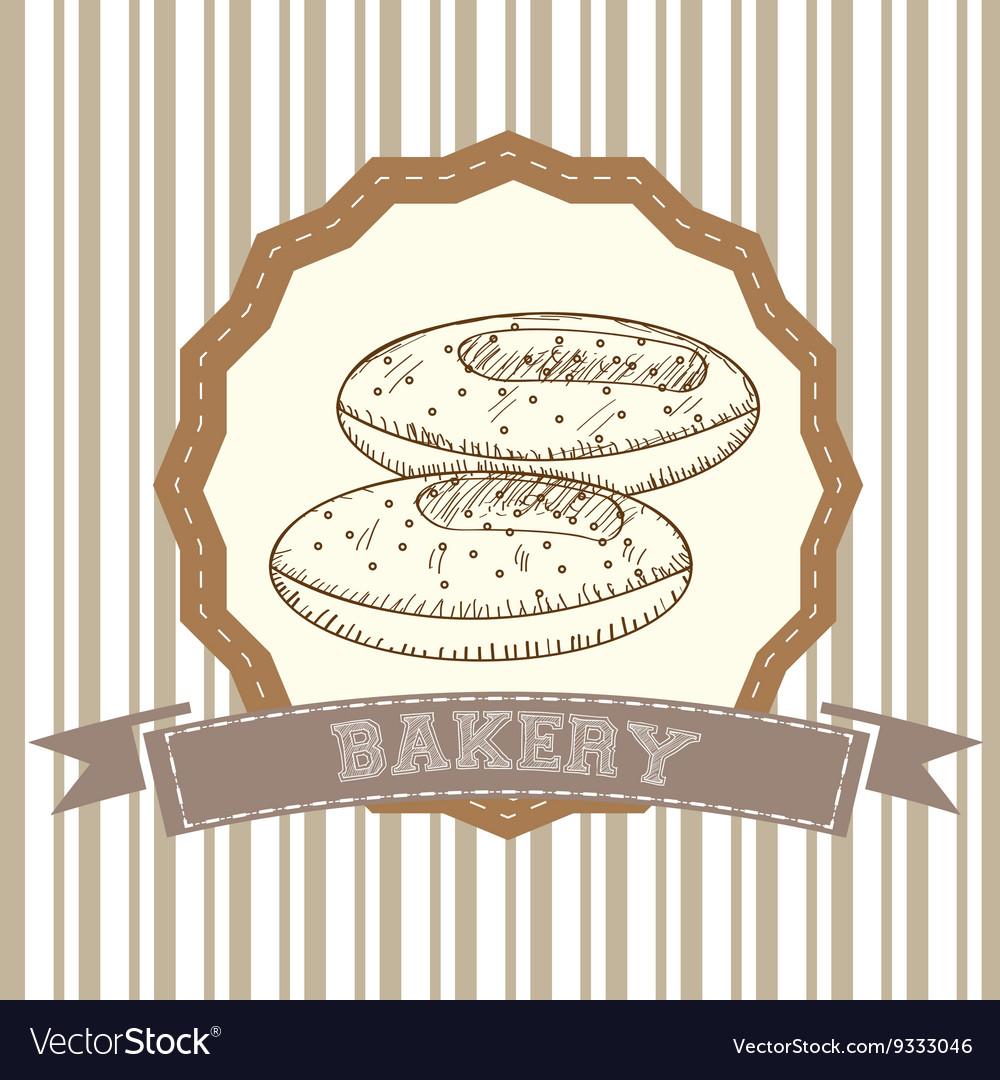 Bakery design element Royalty Free Vector Image