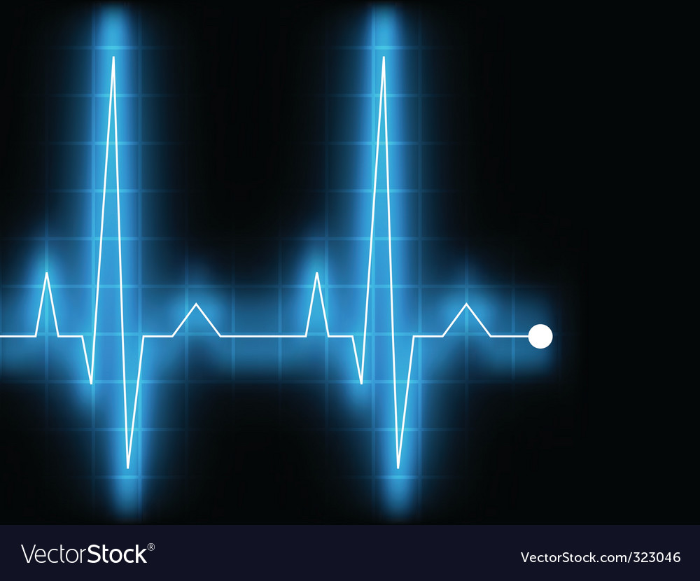 Electrocardiogram ecg Royalty Free Vector Image