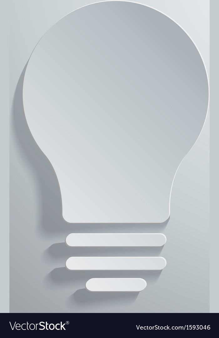 Lightbulb Royalty Free Vector Image - VectorStock