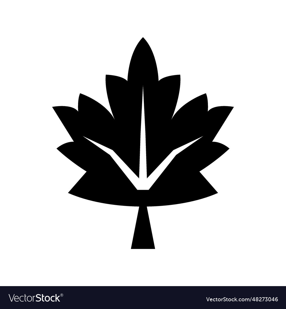 Maple icon Royalty Free Vector Image - VectorStock