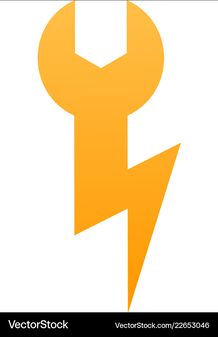 Power fix and repair logo icon design Royalty Free Vector