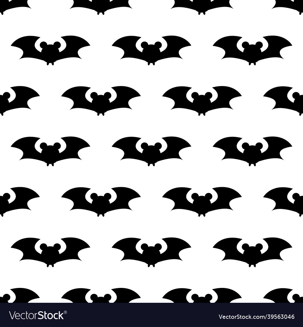Seamless repeating pattern with halloween symbols Vector Image