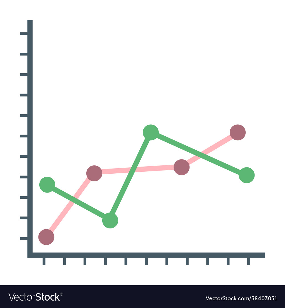 Decrease chart Royalty Free Vector Image - VectorStock
