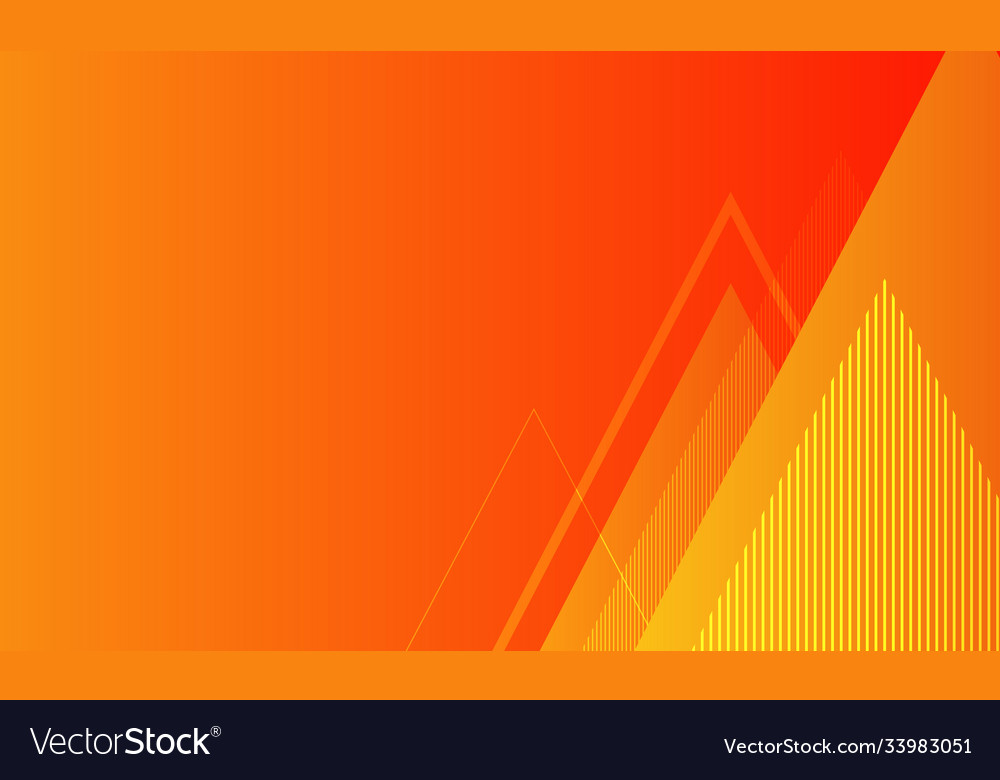 Dynamic orange background gradient abstract Vector Image