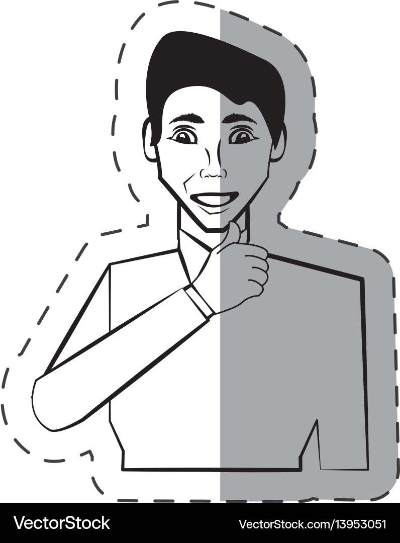 Man people male character Royalty Free Vector Image