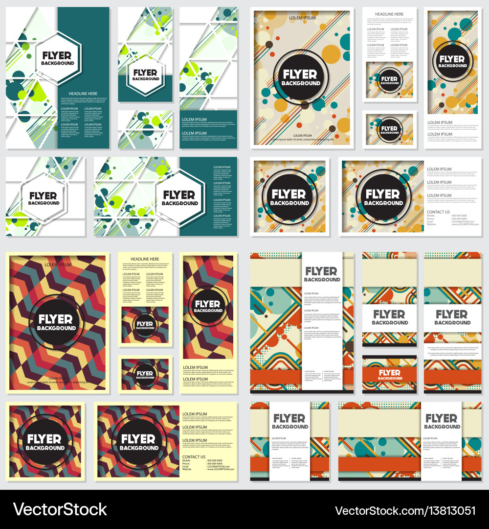 Old retro vintage style background design template
