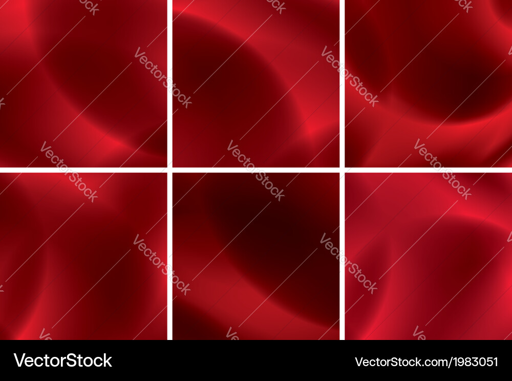 Set of abstract red neon backgrounds Royalty Free Vector