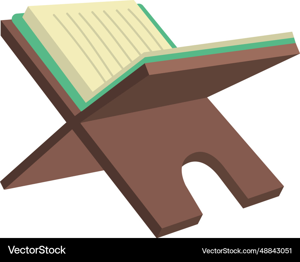 Traditional quran holy Royalty Free Vector Image