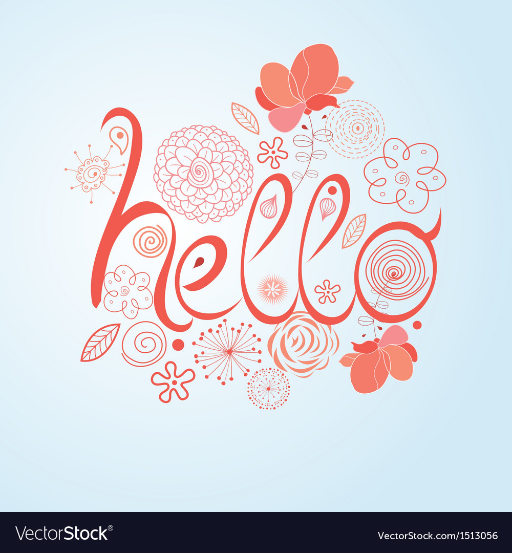Hello Royalty Free Vector Image - VectorStock