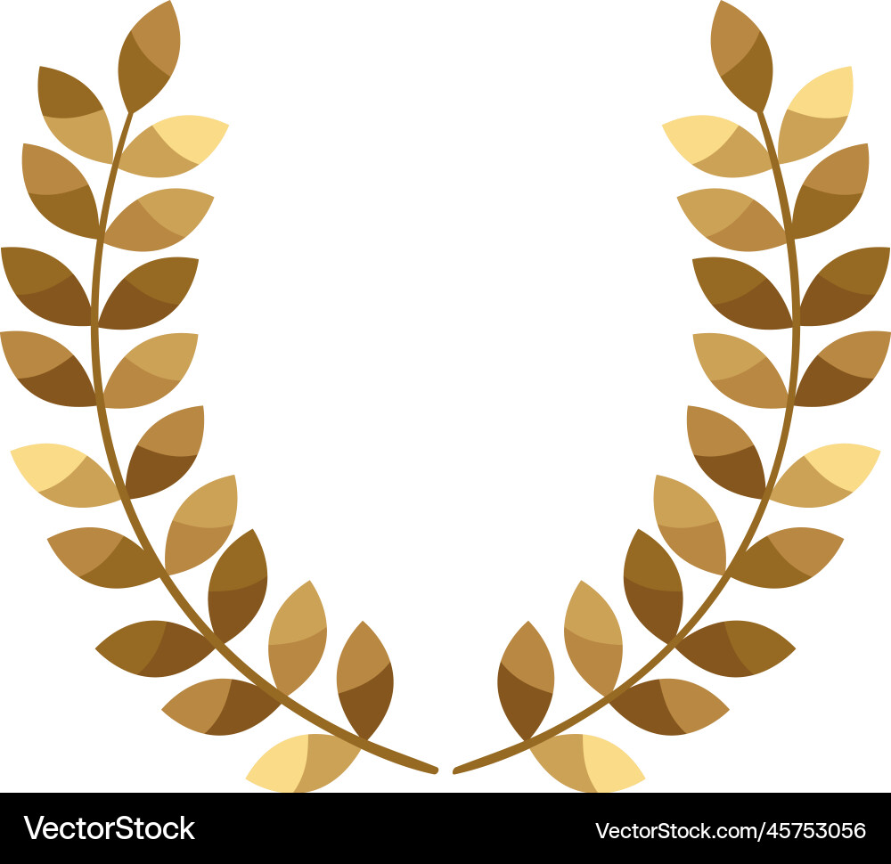 Luxury golden wreath crown Royalty Free Vector Image