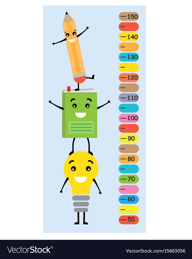 Meter wall Royalty Free Vector Image - VectorStock