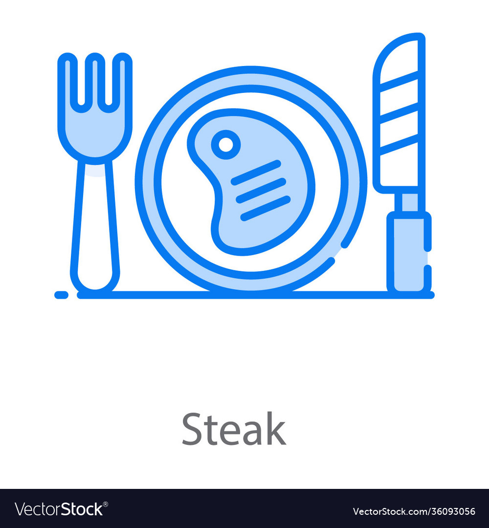 Steak Royalty Free Vector Image - VectorStock