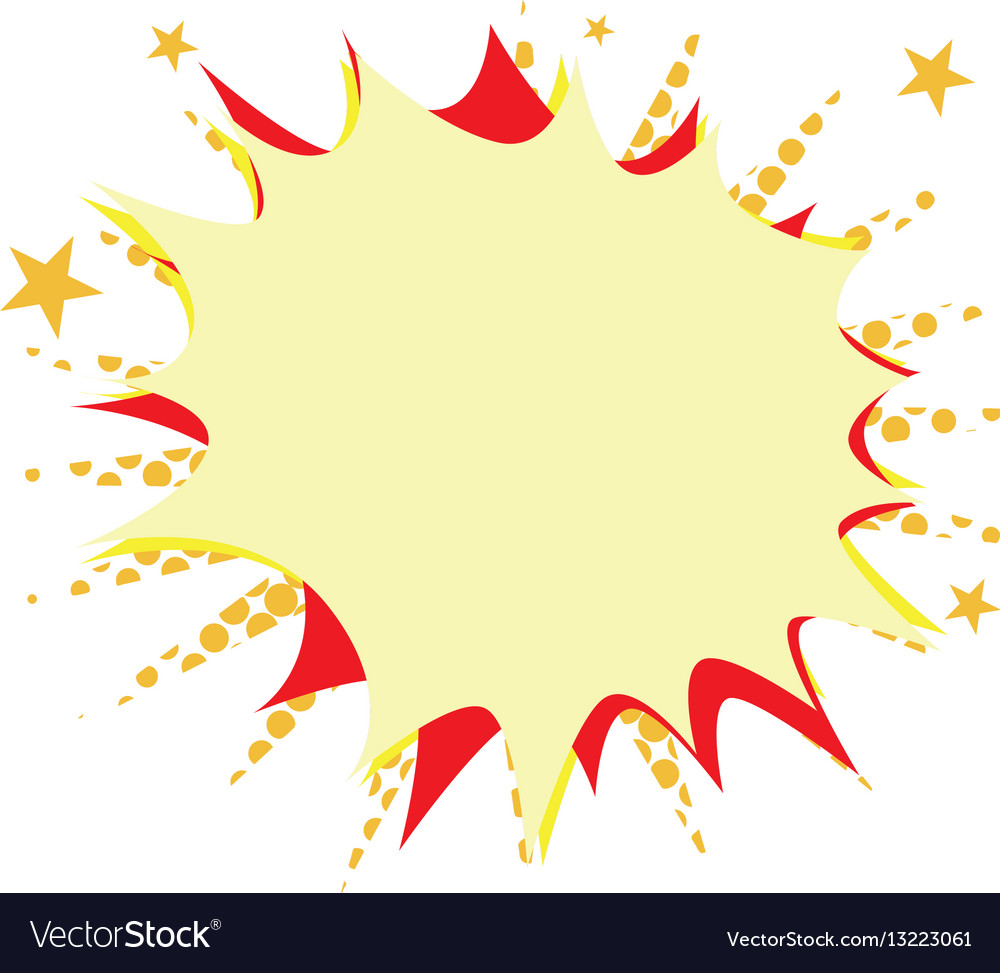 Isolated comic expression Royalty Free Vector Image