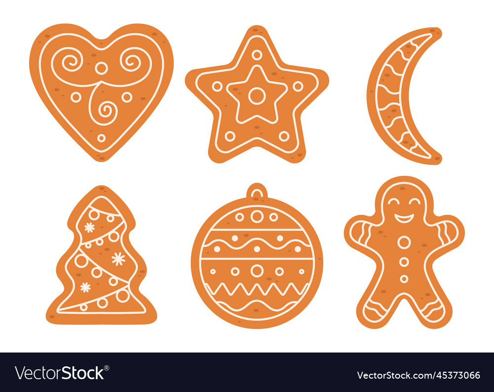 Christmas cookies Royalty Free Vector Image - VectorStock
