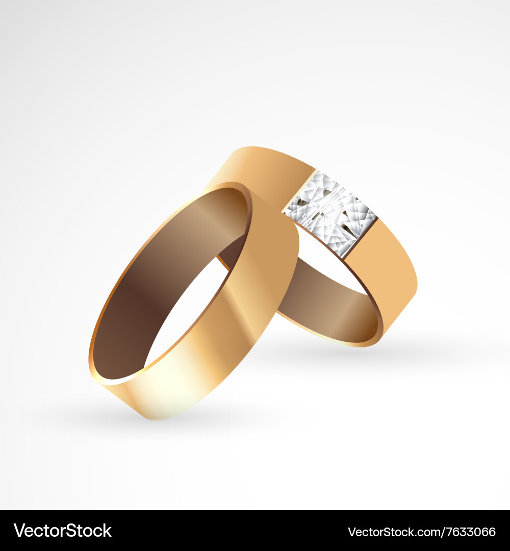 Concept of wedding engagement Royalty Free Vector Image