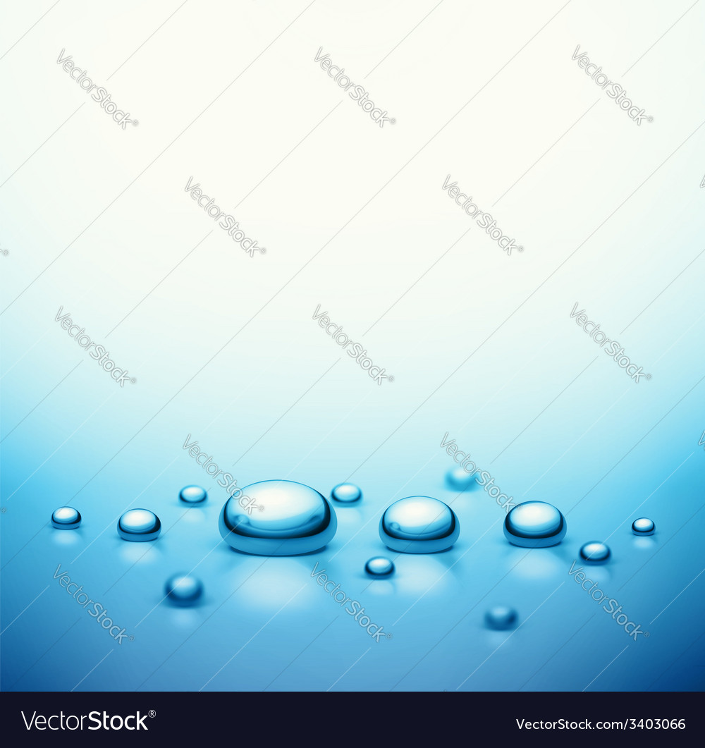 Drops background Royalty Free Vector Image - VectorStock