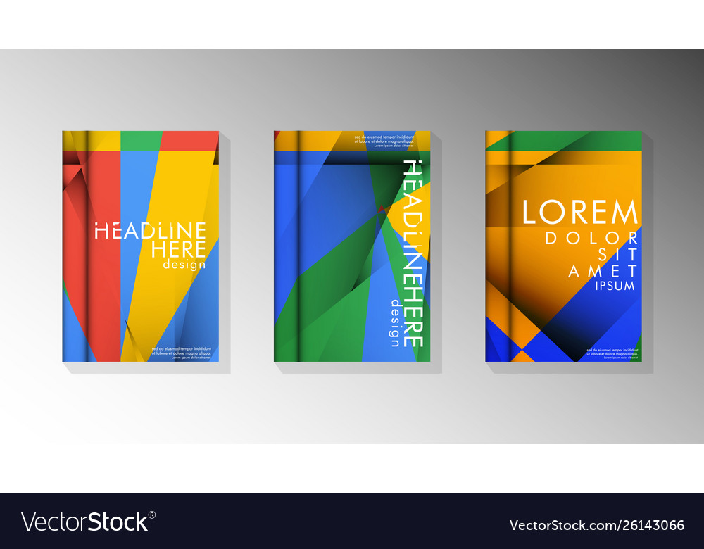 Gradient minimal geometric pattern design Vector Image