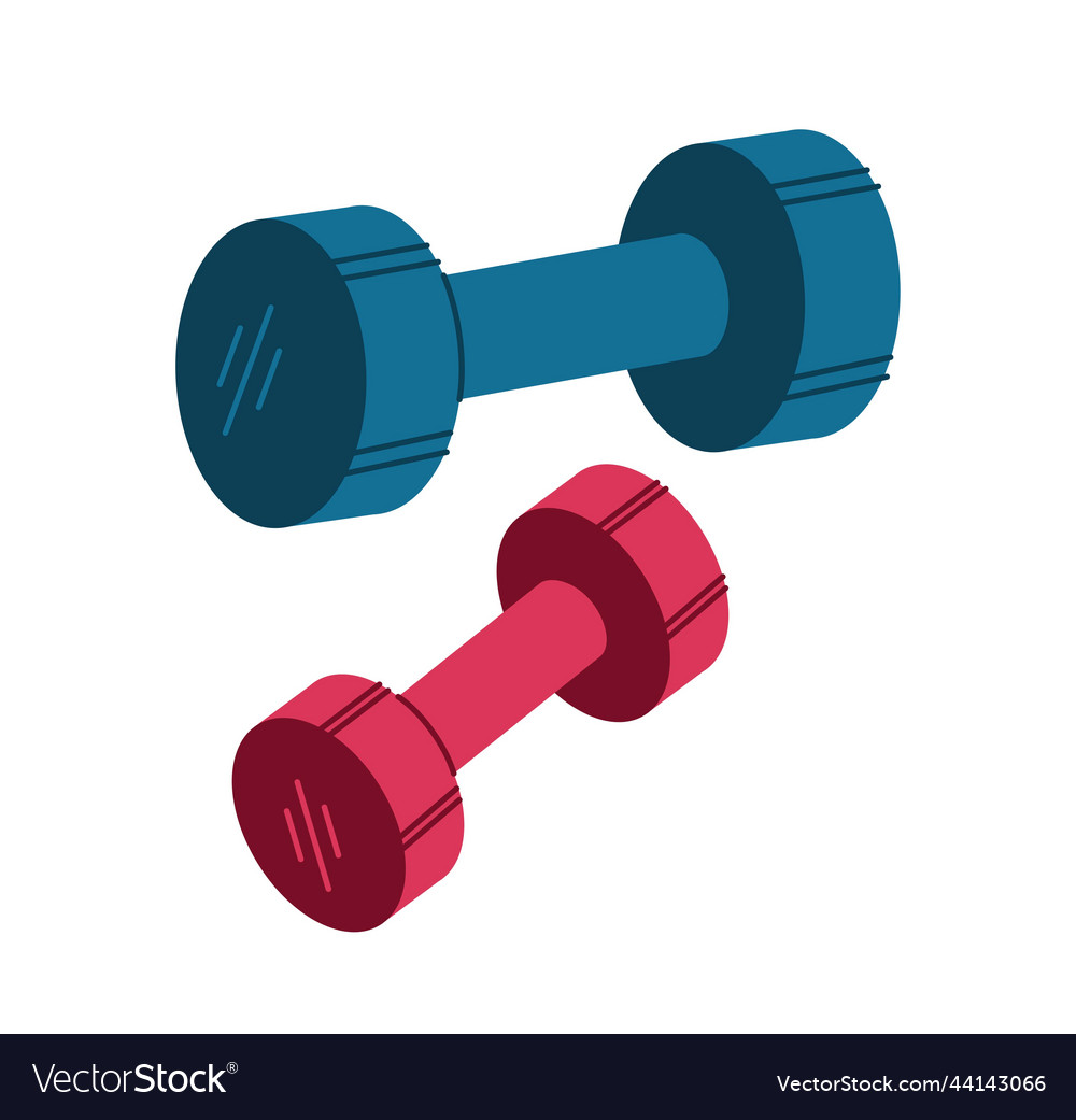 Sport dumbbells icon Royalty Free Vector Image
