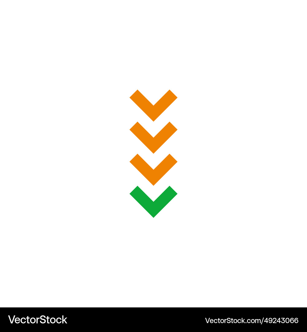 Wheat square geometric symbol simple logo Vector Image