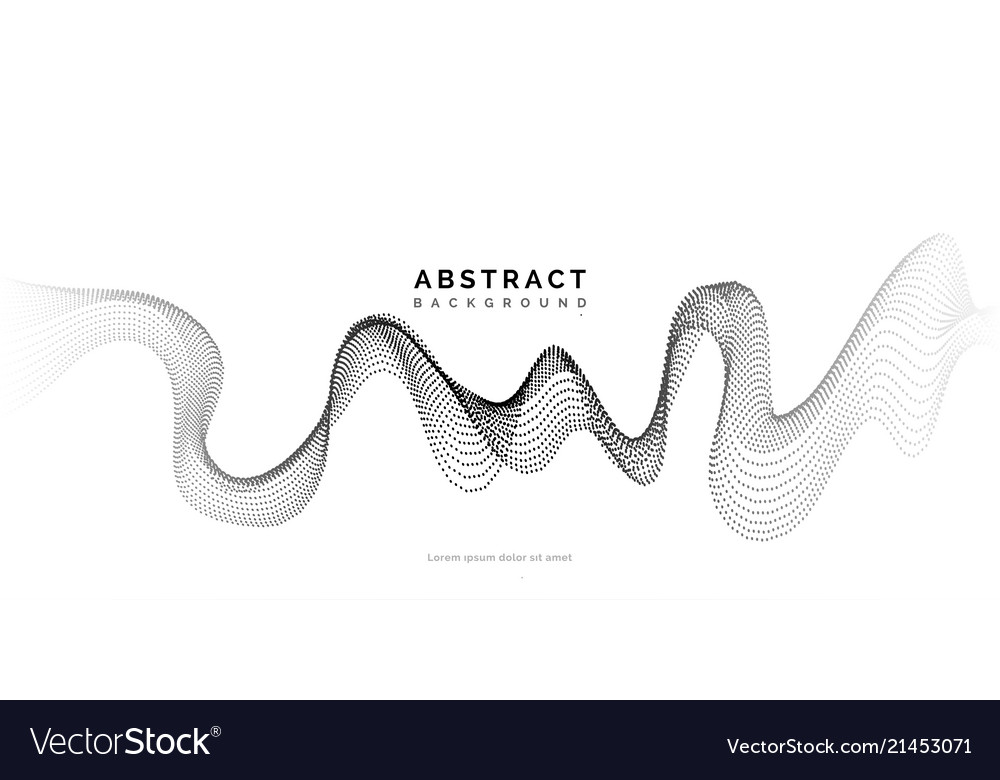 Abstract background with dots lines Royalty Free Vector