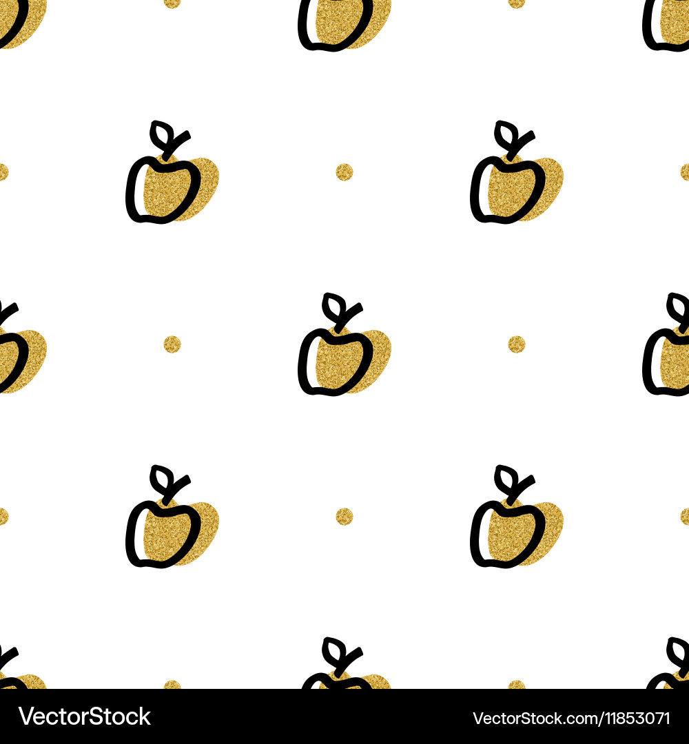 Artistic apple seamless pattern trendy fashion Vector Image