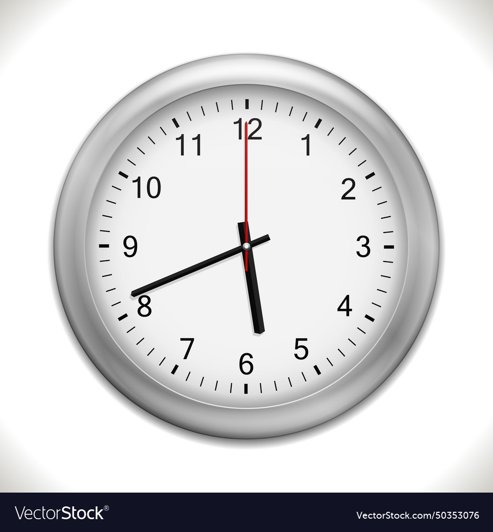 Clock Royalty Free Vector Image - VectorStock