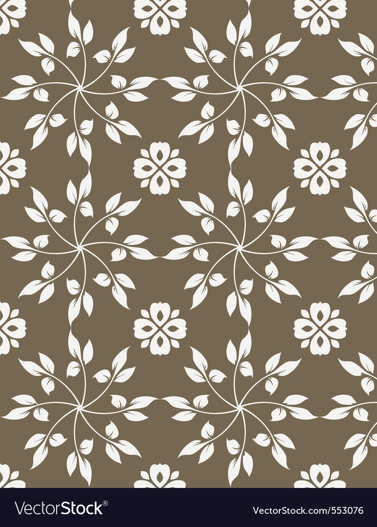 Floral seamless Royalty Free Vector Image - VectorStock