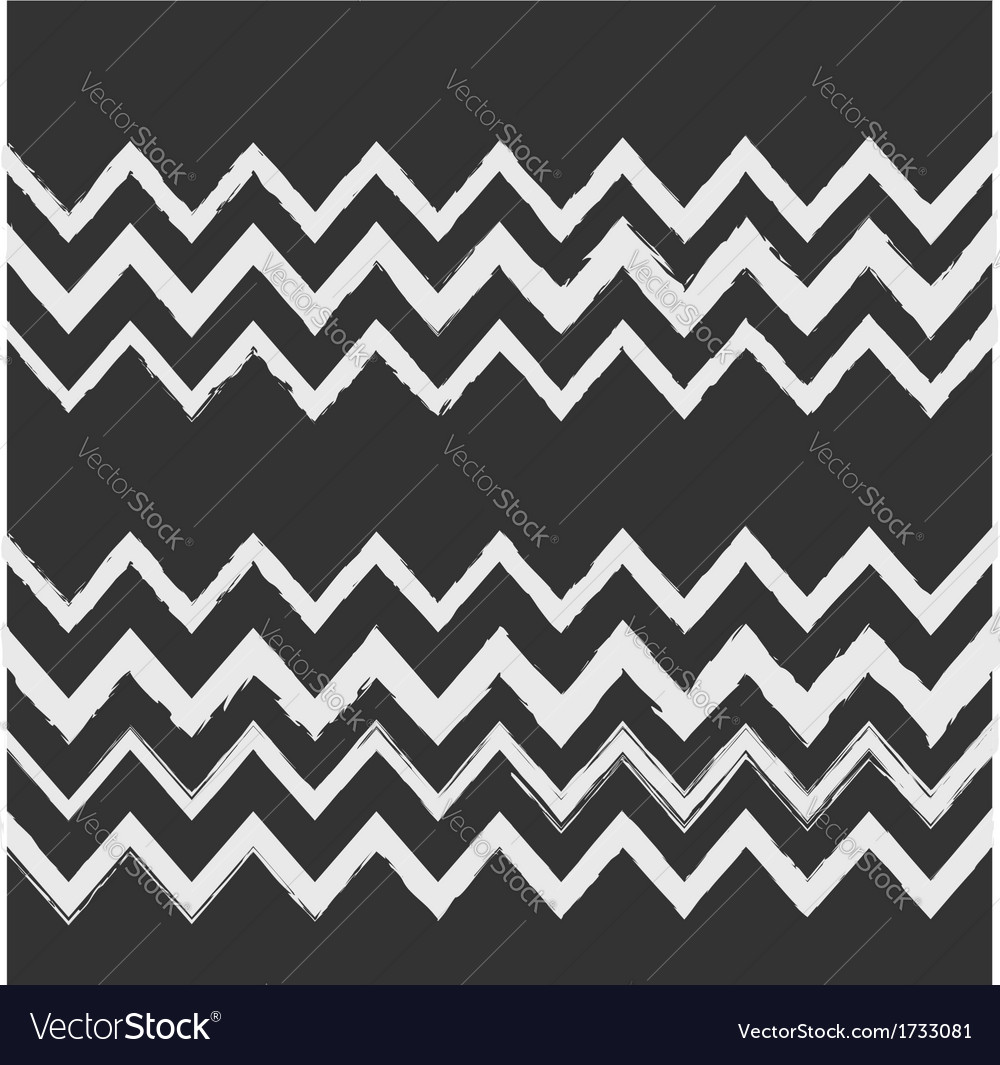 Chalkboard style seamless chevron pattern Vector Image