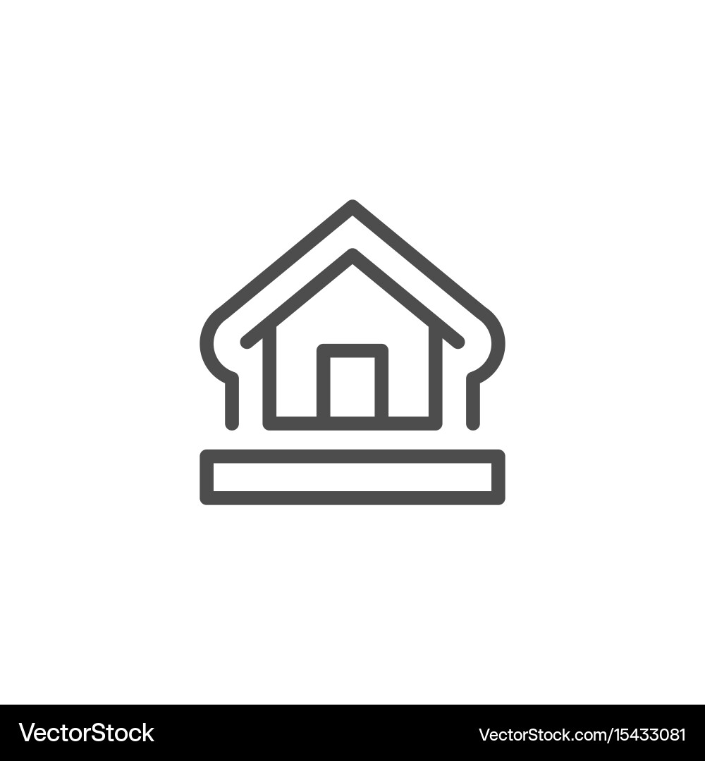 Set line icons of insulation Royalty Free Vector Image