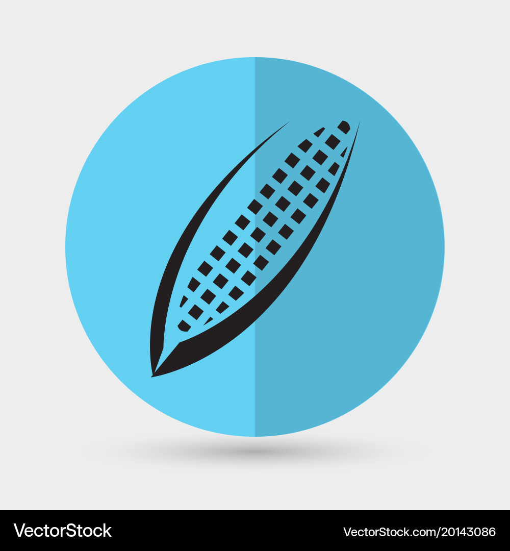 Corn icon Royalty Free Vector Image - VectorStock