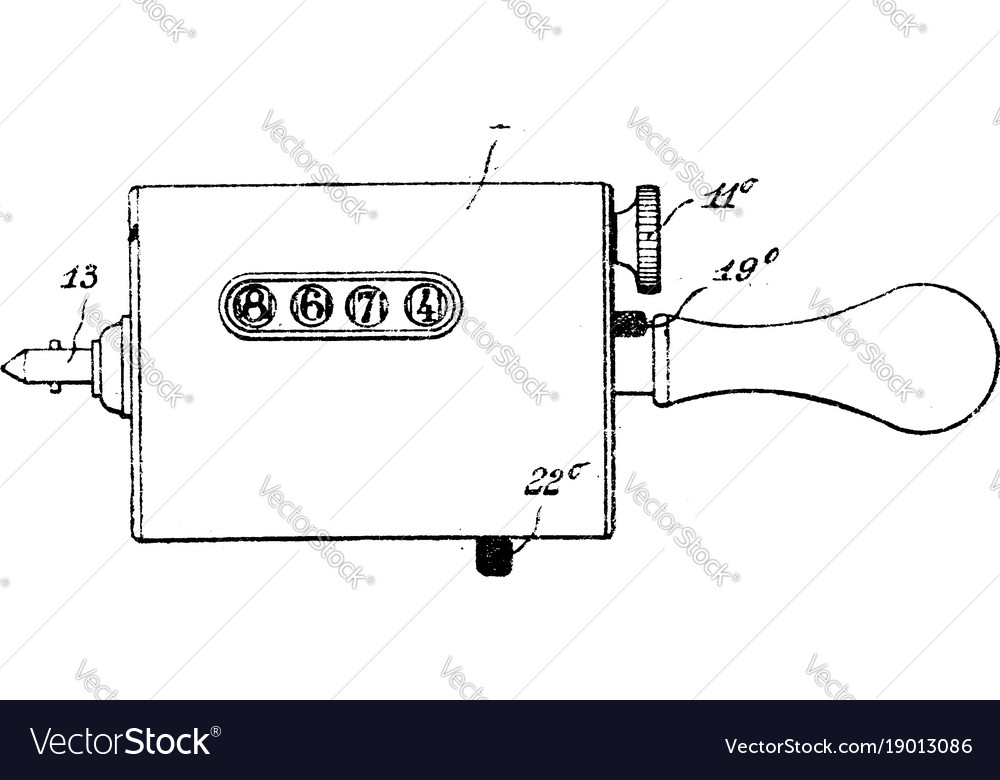Multiple use speedometer vintage Royalty Free Vector Image