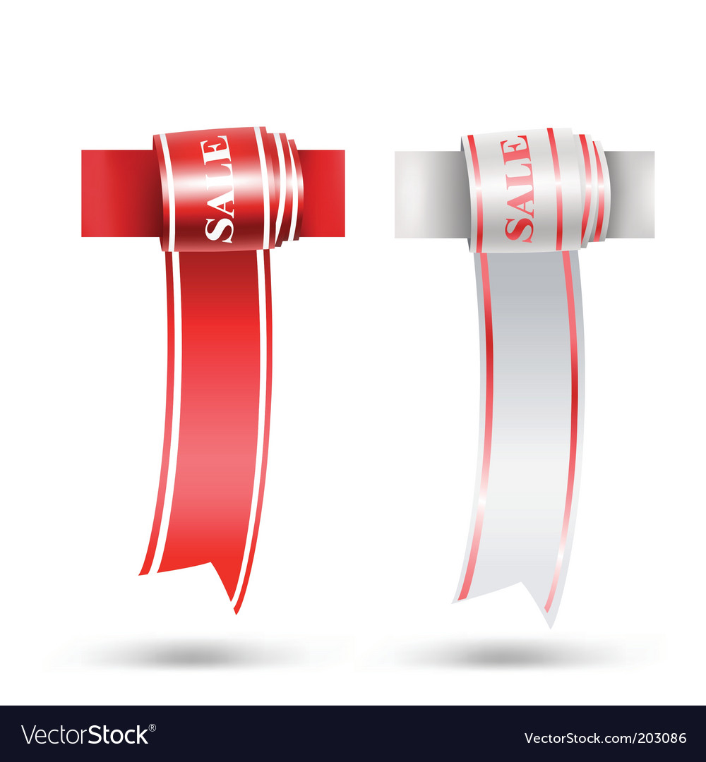 Ribbons Royalty Free Vector Image - VectorStock