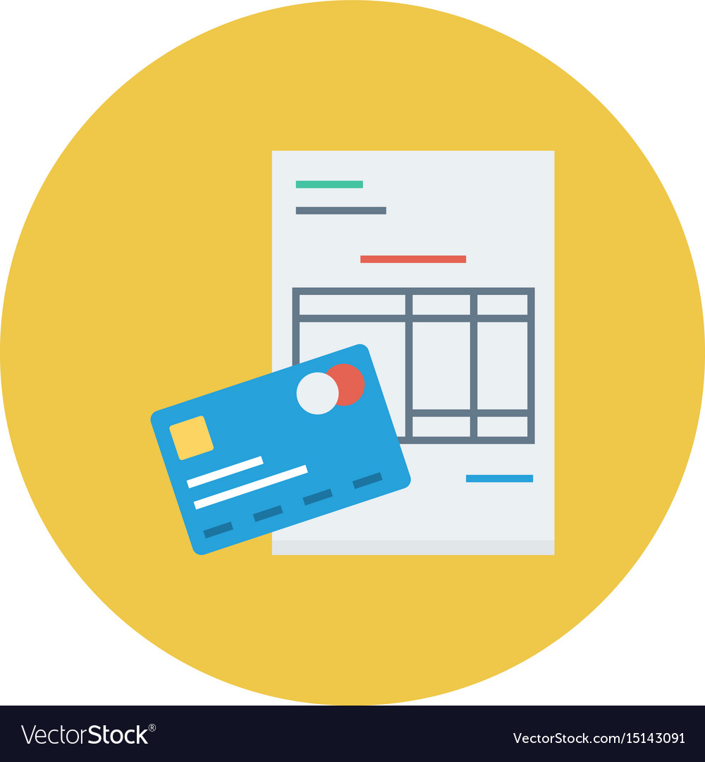 Bill Royalty Free Vector Image - VectorStock