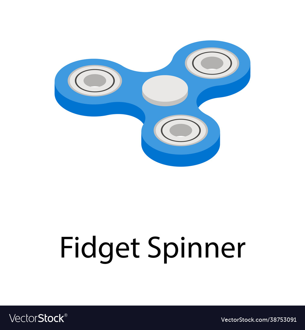 Fidget spinner Royalty Free Vector Image - VectorStock