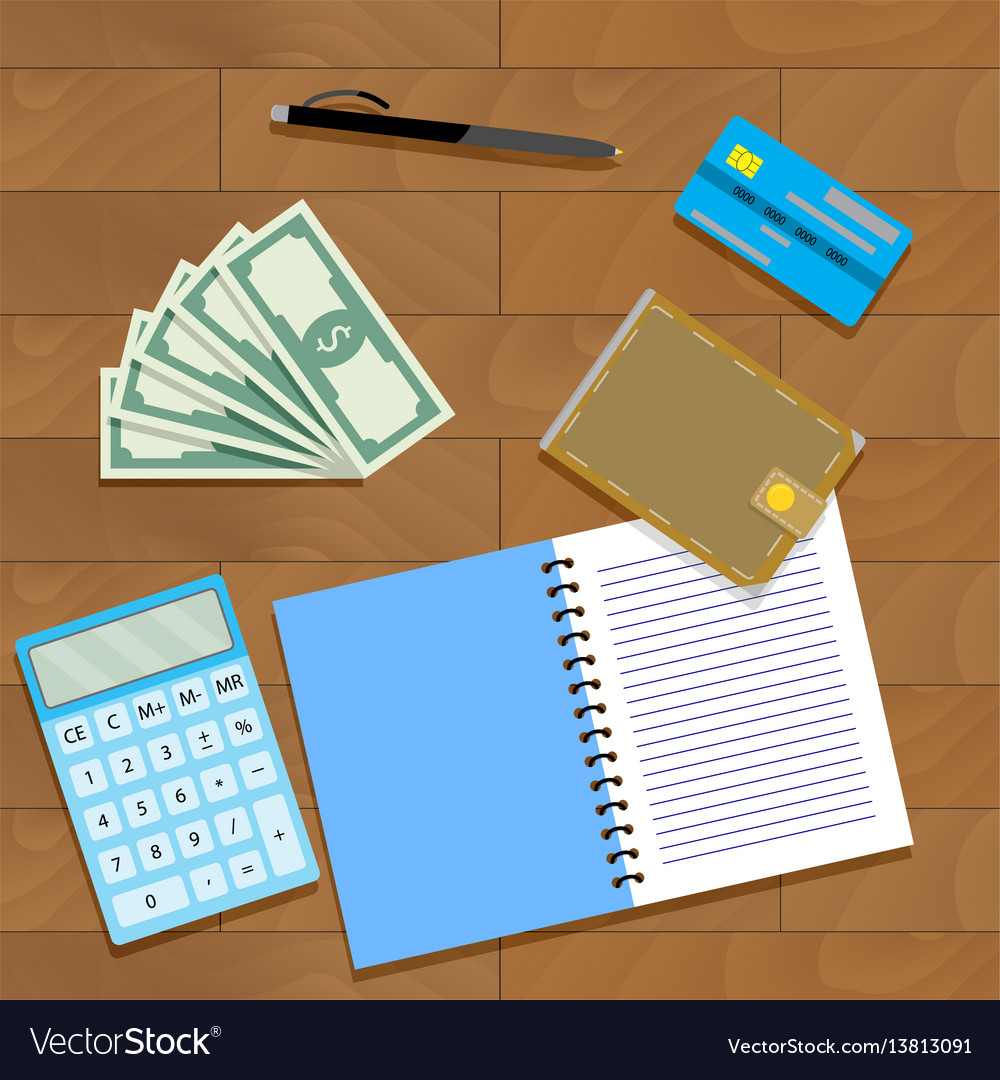 Finance plan concept Royalty Free Vector Image