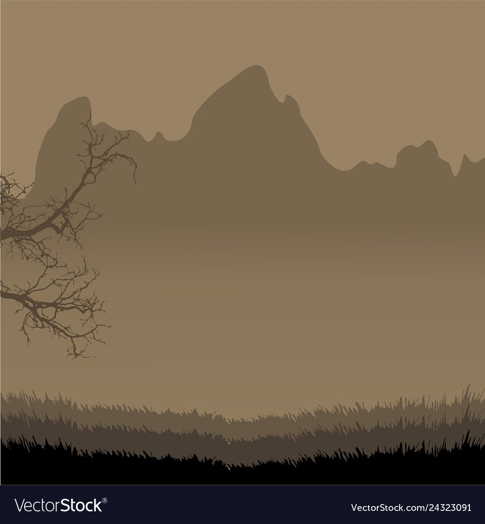 Mountain view Royalty Free Vector Image - VectorStock