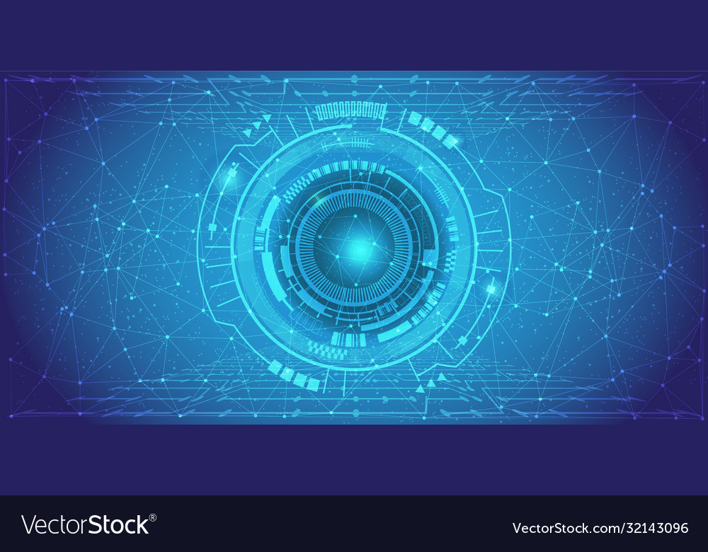 Abstract technological background concept Vector Image
